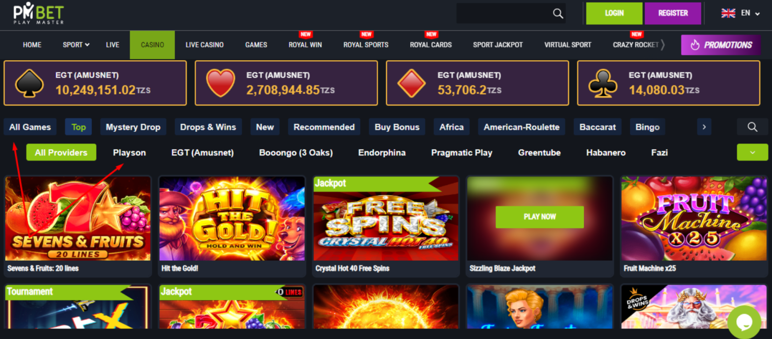 Pmbet TZ website review | Playmaster App download | Login